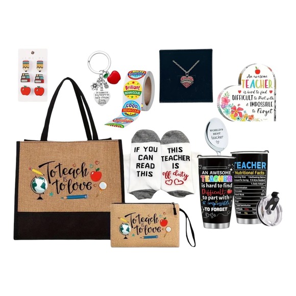 Handmade | Holiday | Teacher Appreciation Keepsake Gift Set School Is ...